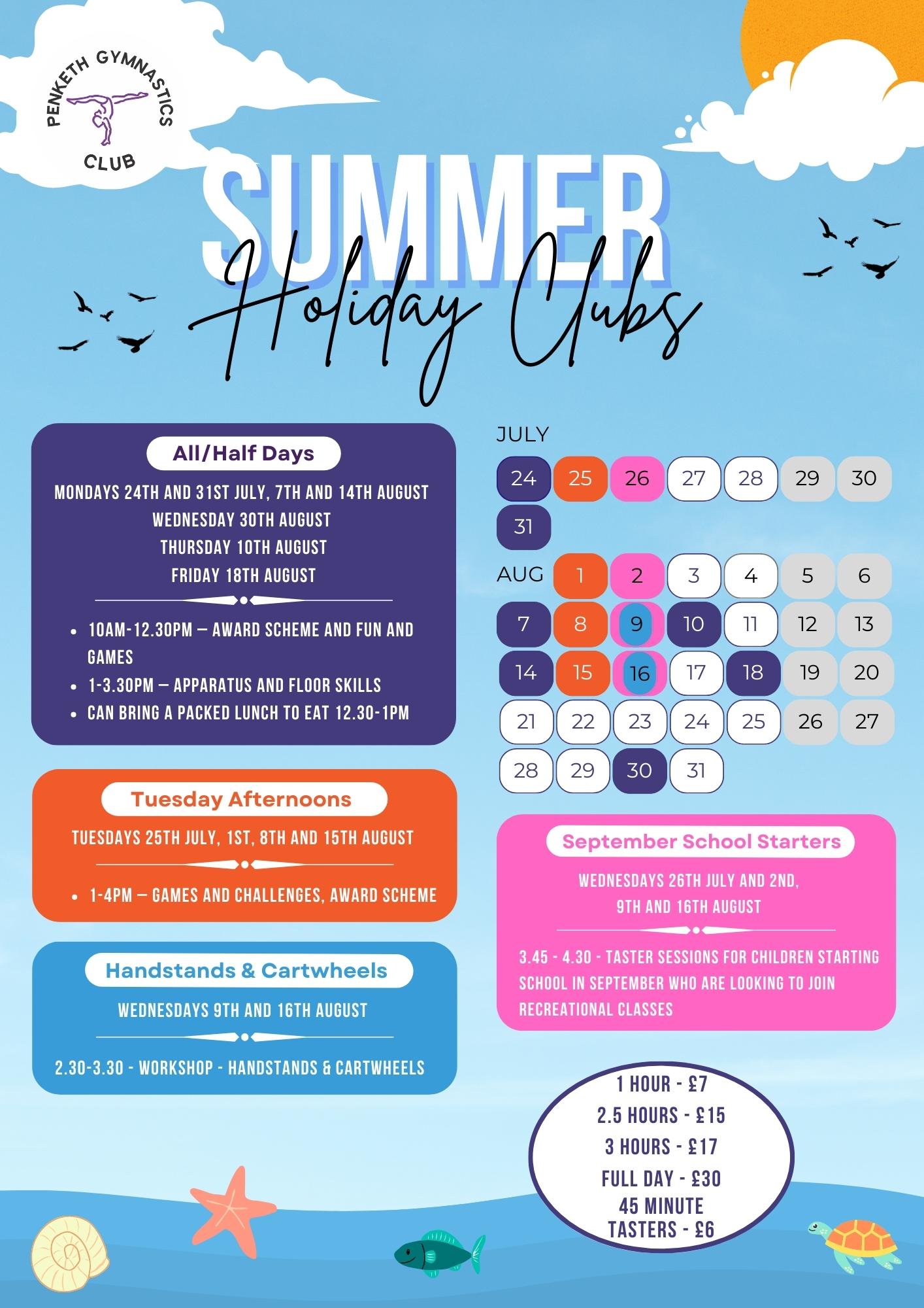 Summer Holiday Clubs